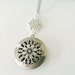 Snowflake Locket, Aromatherapy Locket, Silver Locket, Oil Diffuser - Etsy