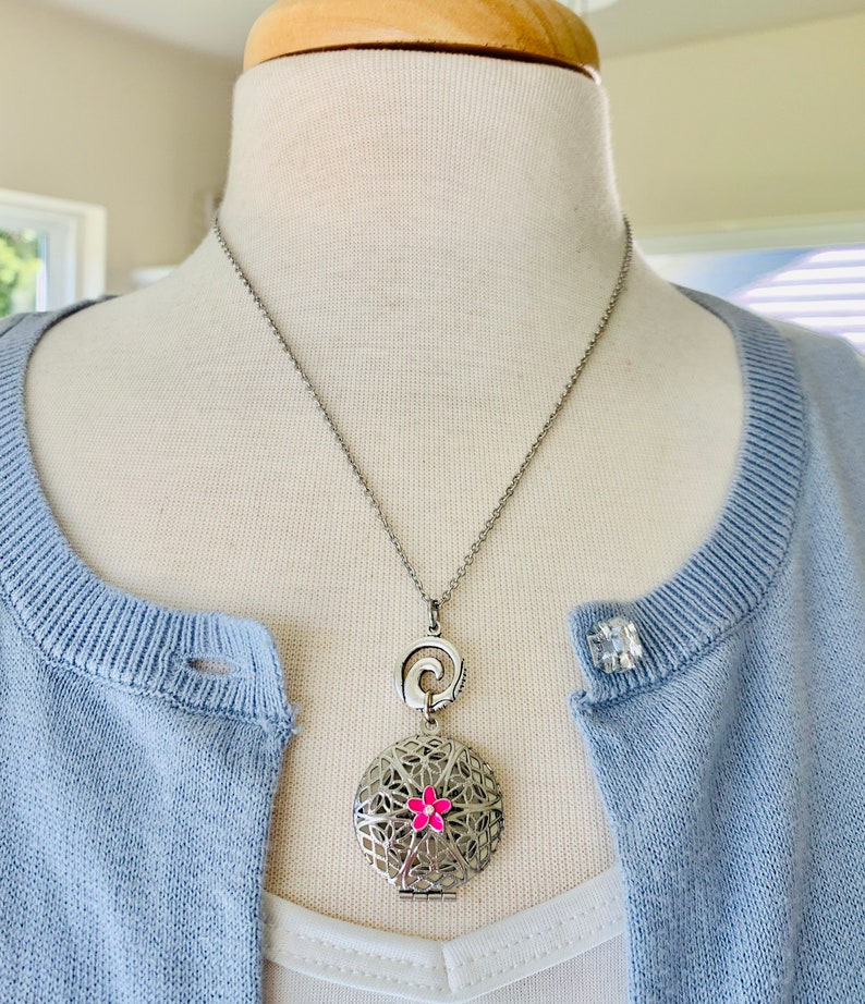 Moana Locket Necklace Quote Locket Moana Jewelry - Etsy