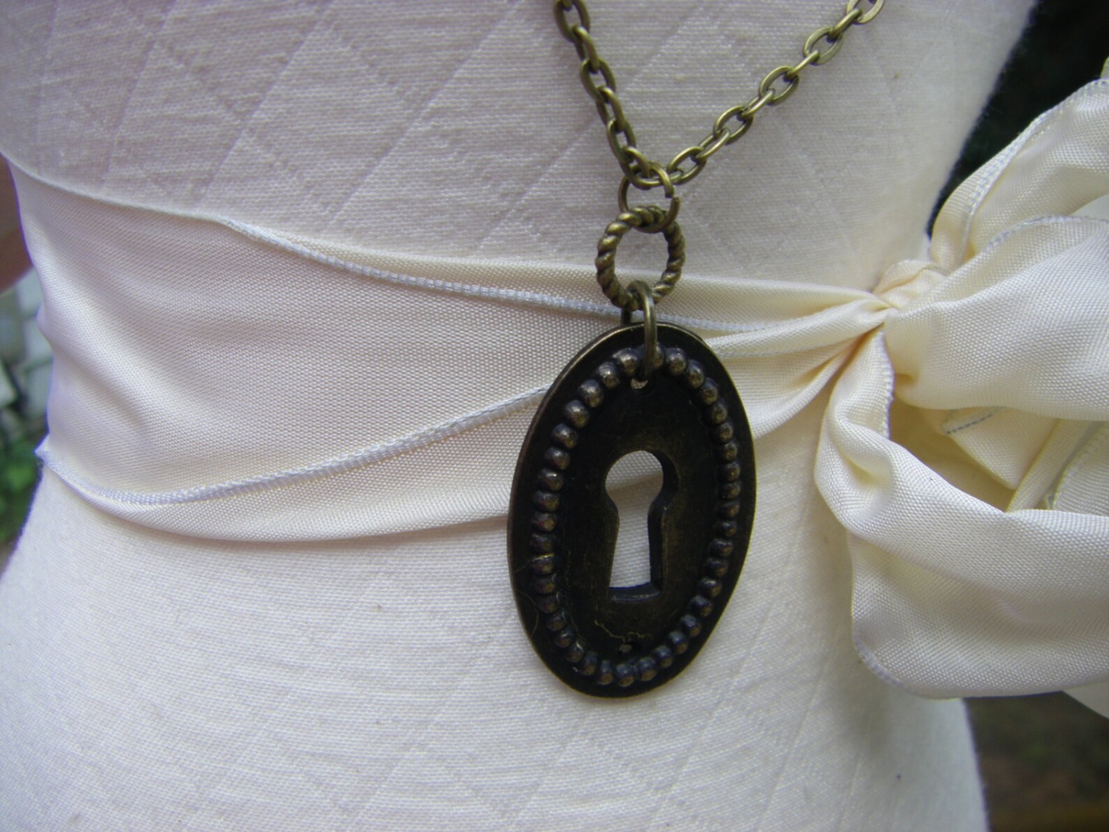 Key and Keyhole Necklace Set Key Jewelry Victorian Layering - Etsy