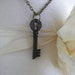 Key and Keyhole Necklace Set, Key Jewelry, Victorian, Layering Jewelry ...