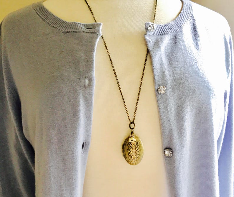 Sister Necklace Sister Locket Quote Message Locket There is - Etsy