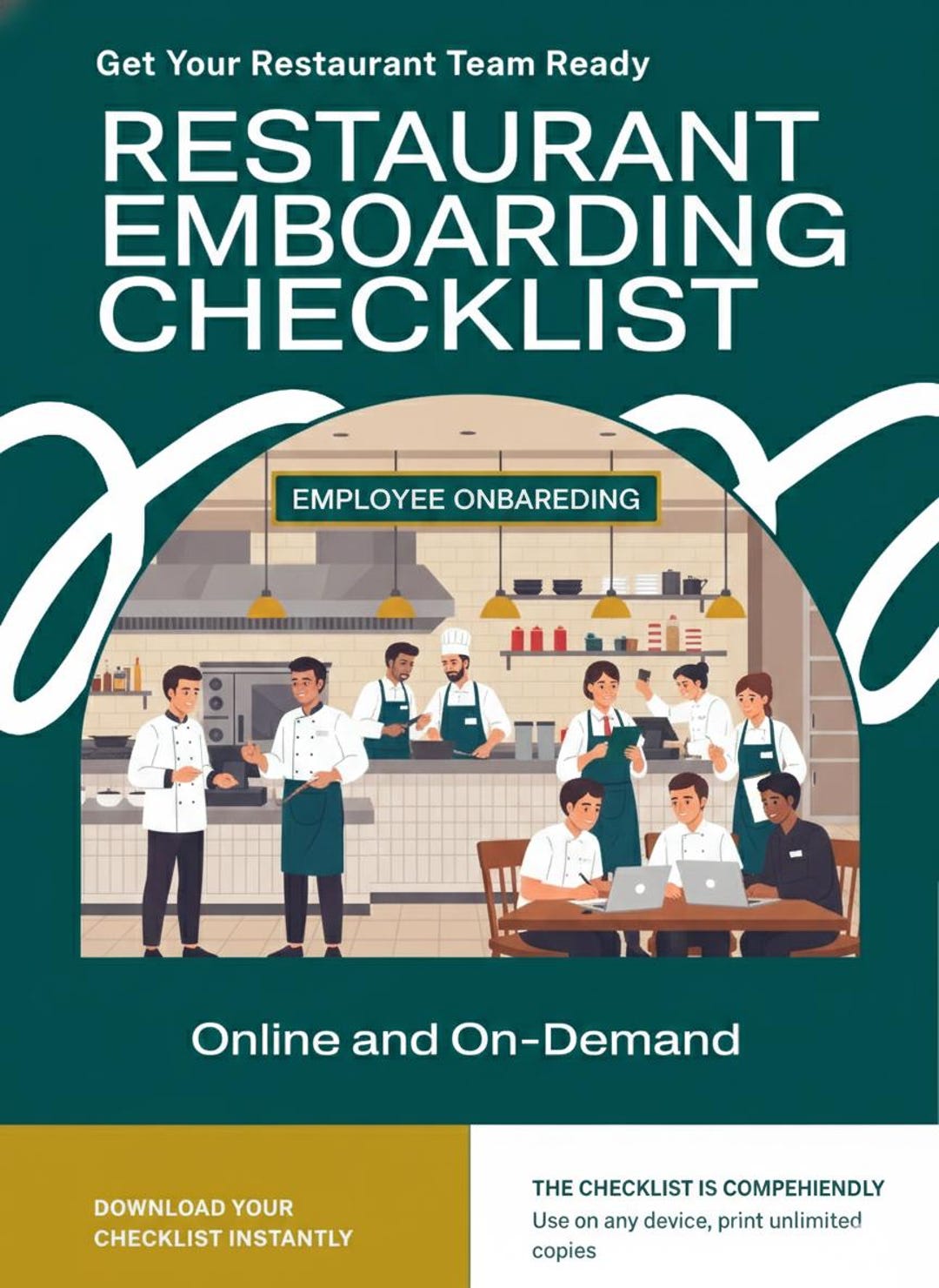 Restaurant Employee Onboarding Checklist | New Hire Training PDF | Cafe ...