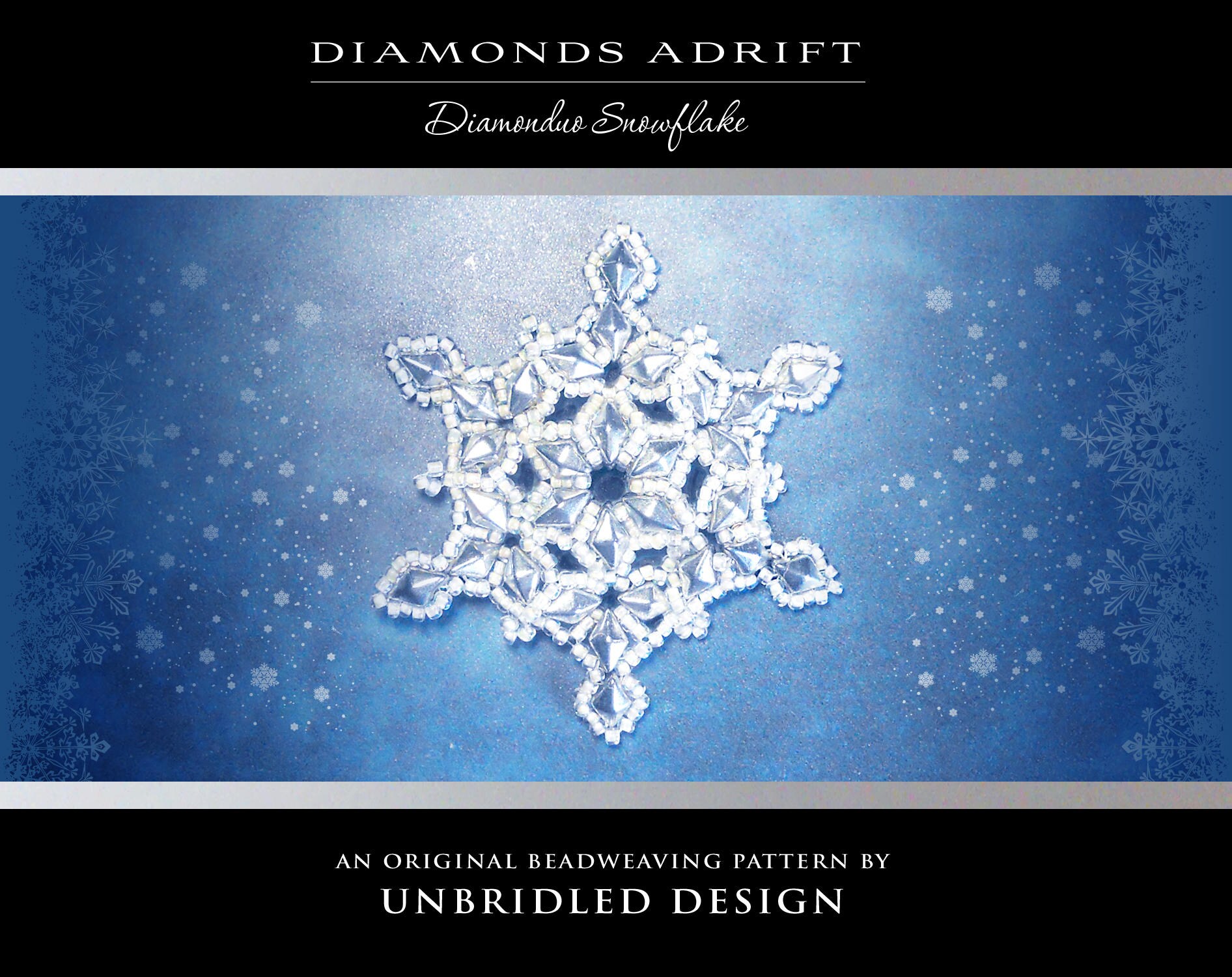 Diamonds Adrift Beaded Snowflake Pdf Pattern - Etsy