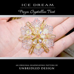 Ice Dream Beaded Snowflake Pdf Pattern - Etsy