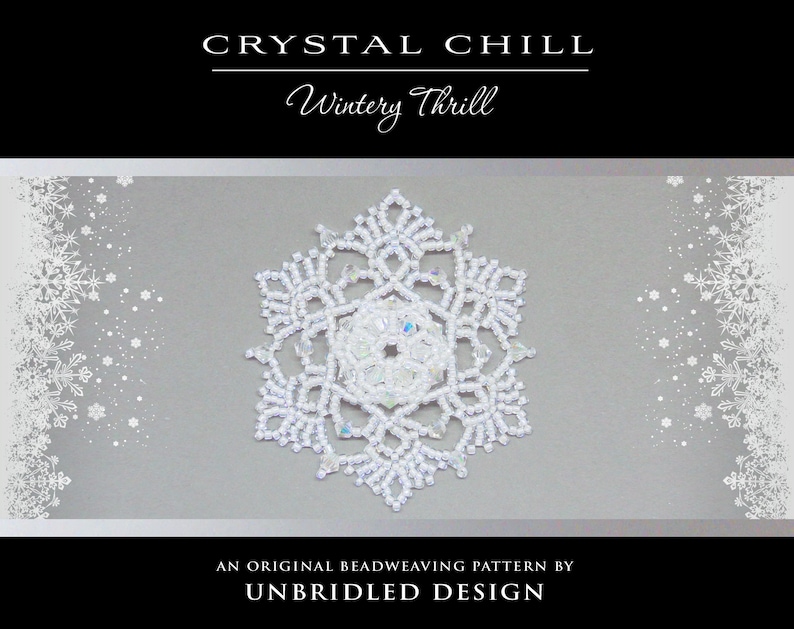 Crystal Chill Beaded Snowflake Pdf Pattern (Download Now) - Etsy