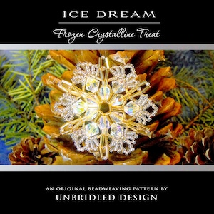 Ice Dream Beaded Snowflake Pdf Pattern - Etsy