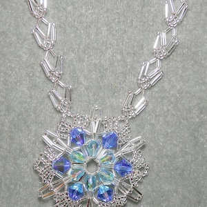 Ice Dream Beaded Snowflake Pdf Pattern - Etsy