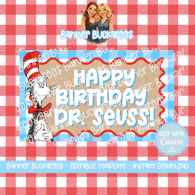 Dr Seuss Banners - Etsy