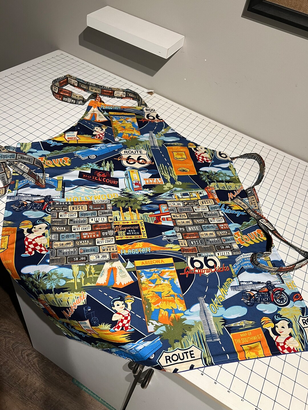 Route 66 Apron - Etsy