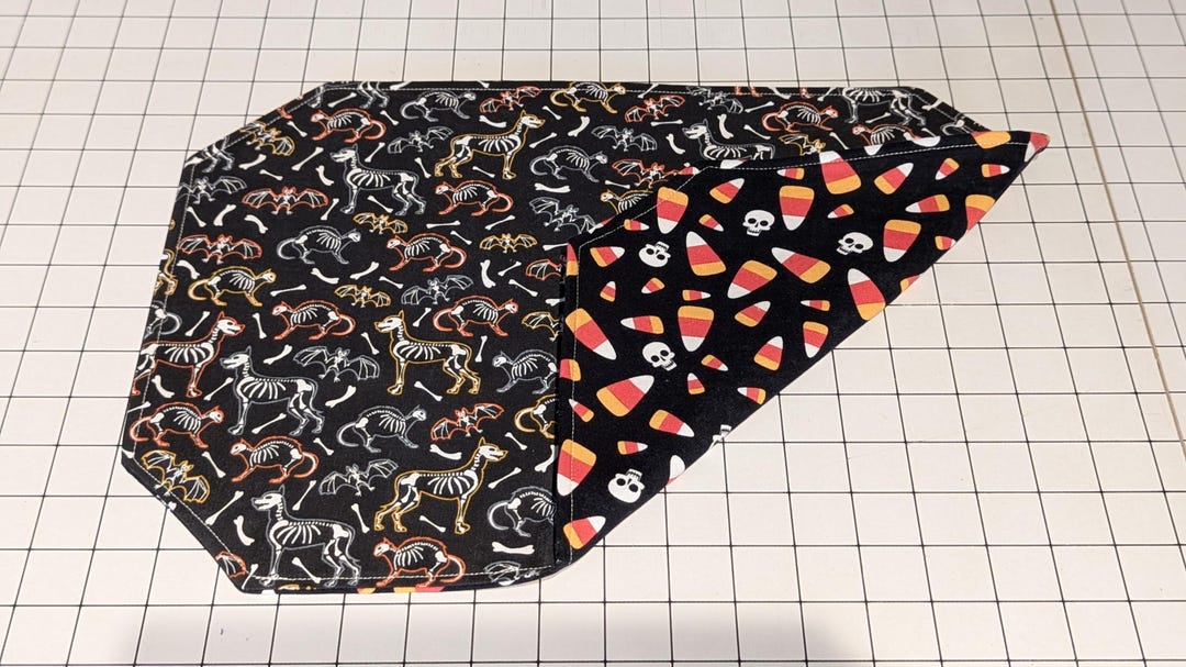 Reversible Skeleton Halloween Placemats (set of 6) - Etsy