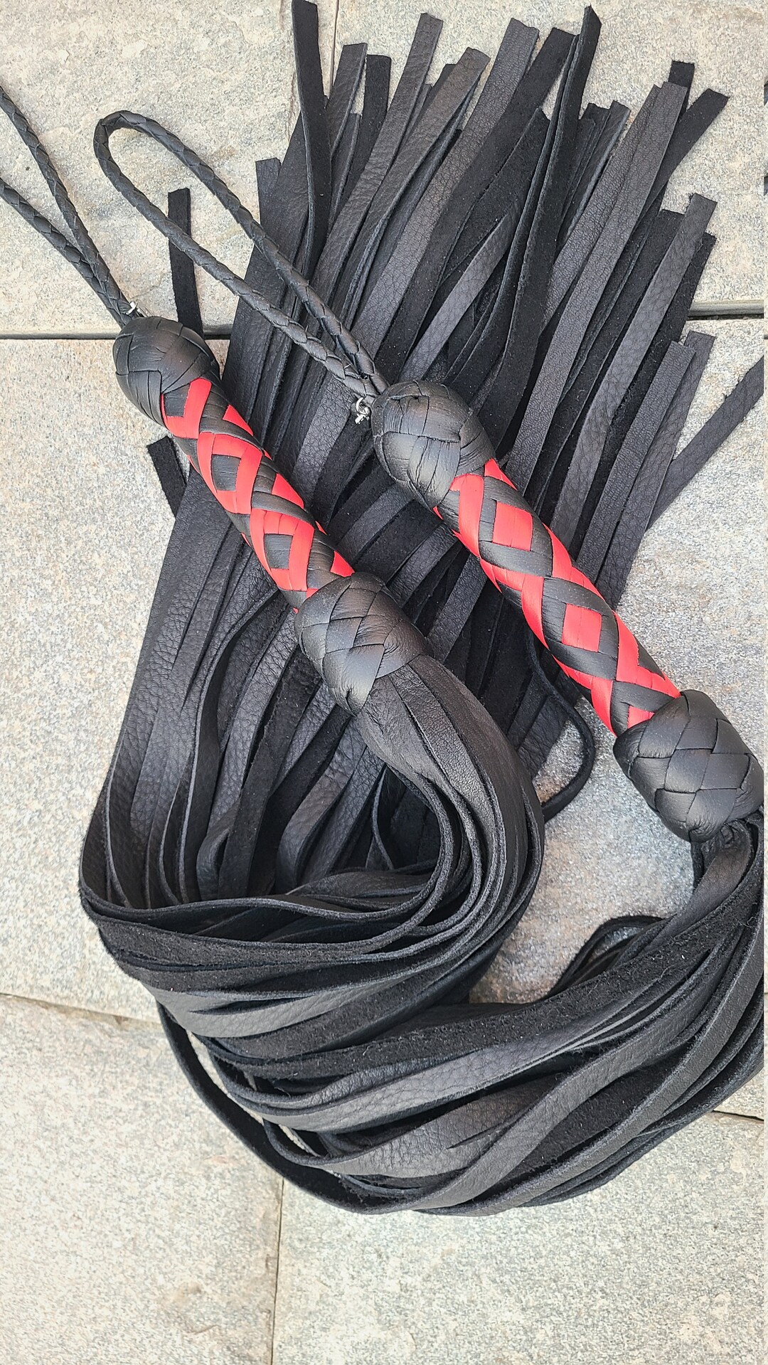 Flogger Top Quality Leather With Elk Falls - Etsy