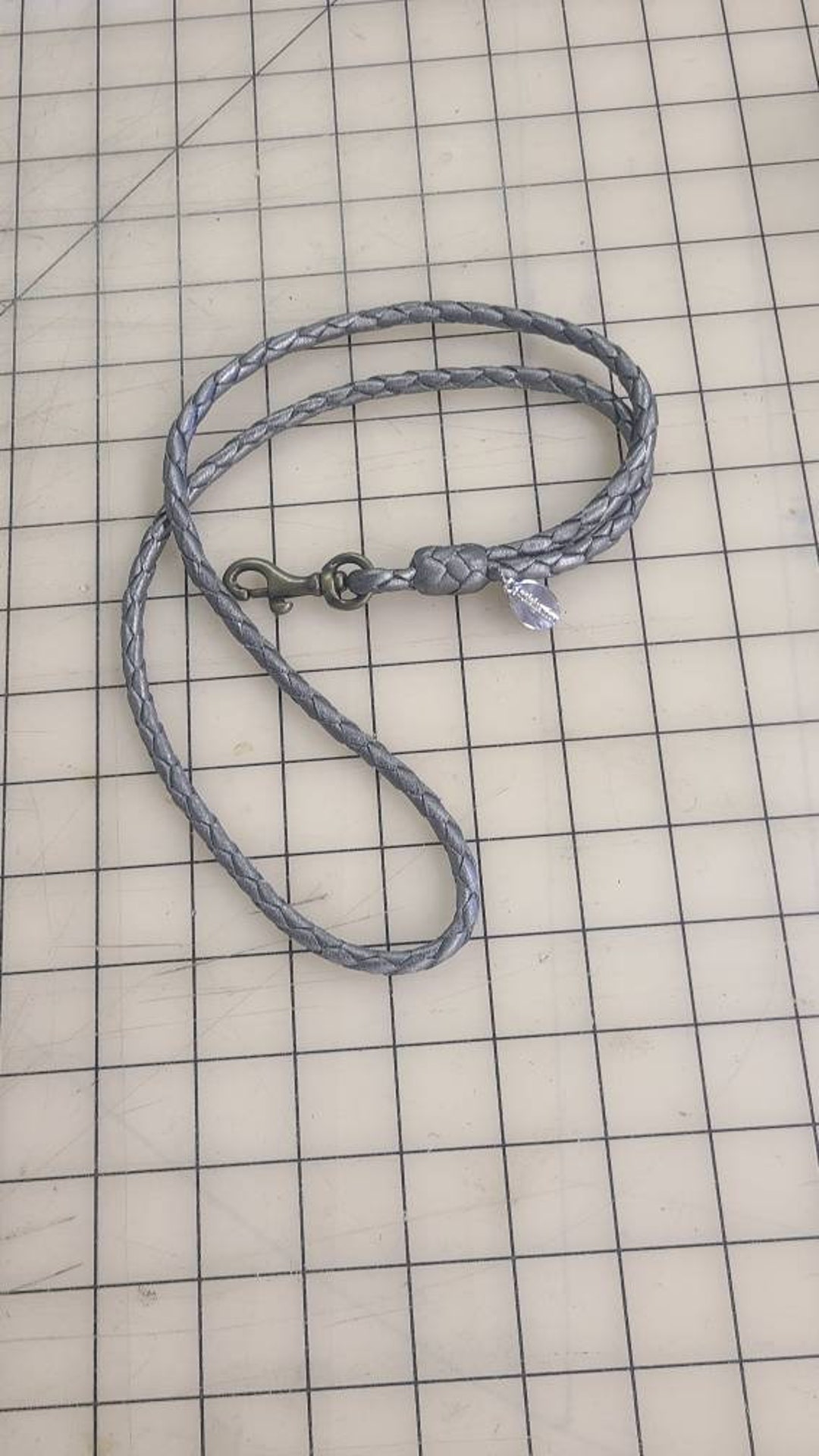 Lanyard Braided Fine Leather - Etsy