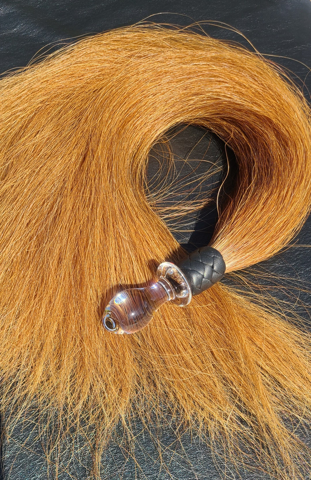 Glass Butt Plug Horse Hair Flogger - Etsy