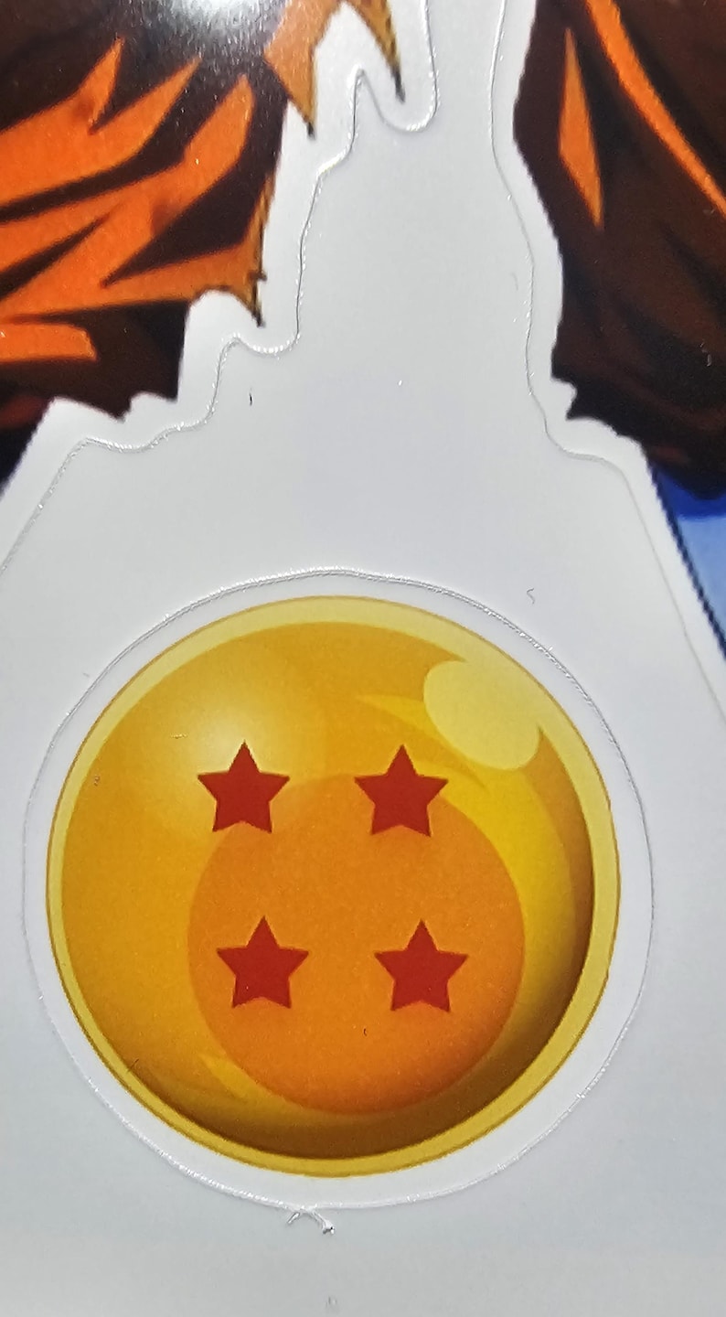 Ssj 3 Goku Stickers Sheet. (vinyl Options Available) - Etsy