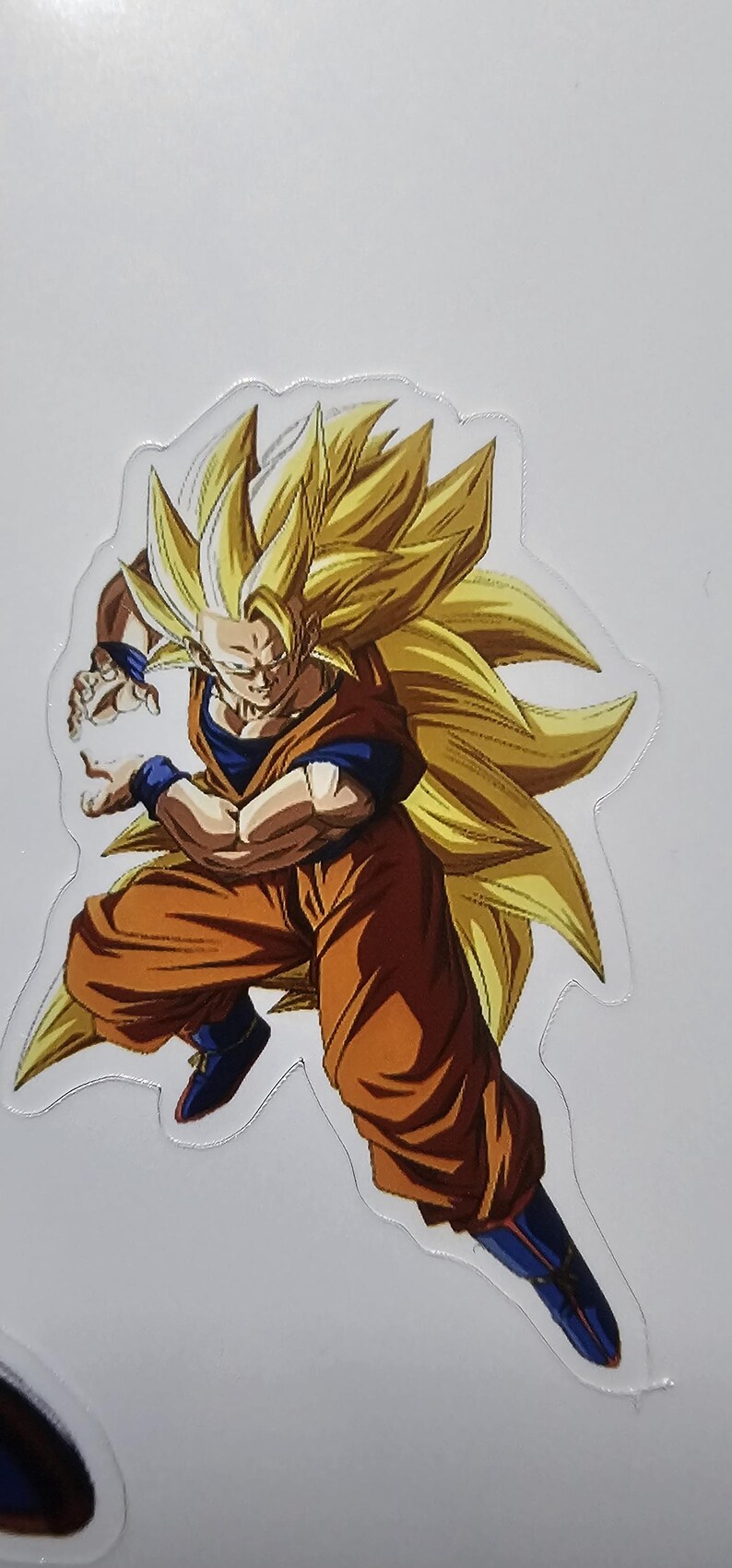 Ssj 3 Goku Stickers Sheet. (vinyl Options Available) - Etsy