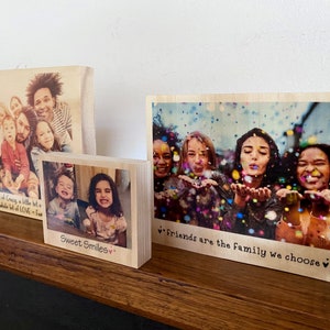 Family Portrait Photo Block Selfie Photo Block Selfie Frame - Etsy