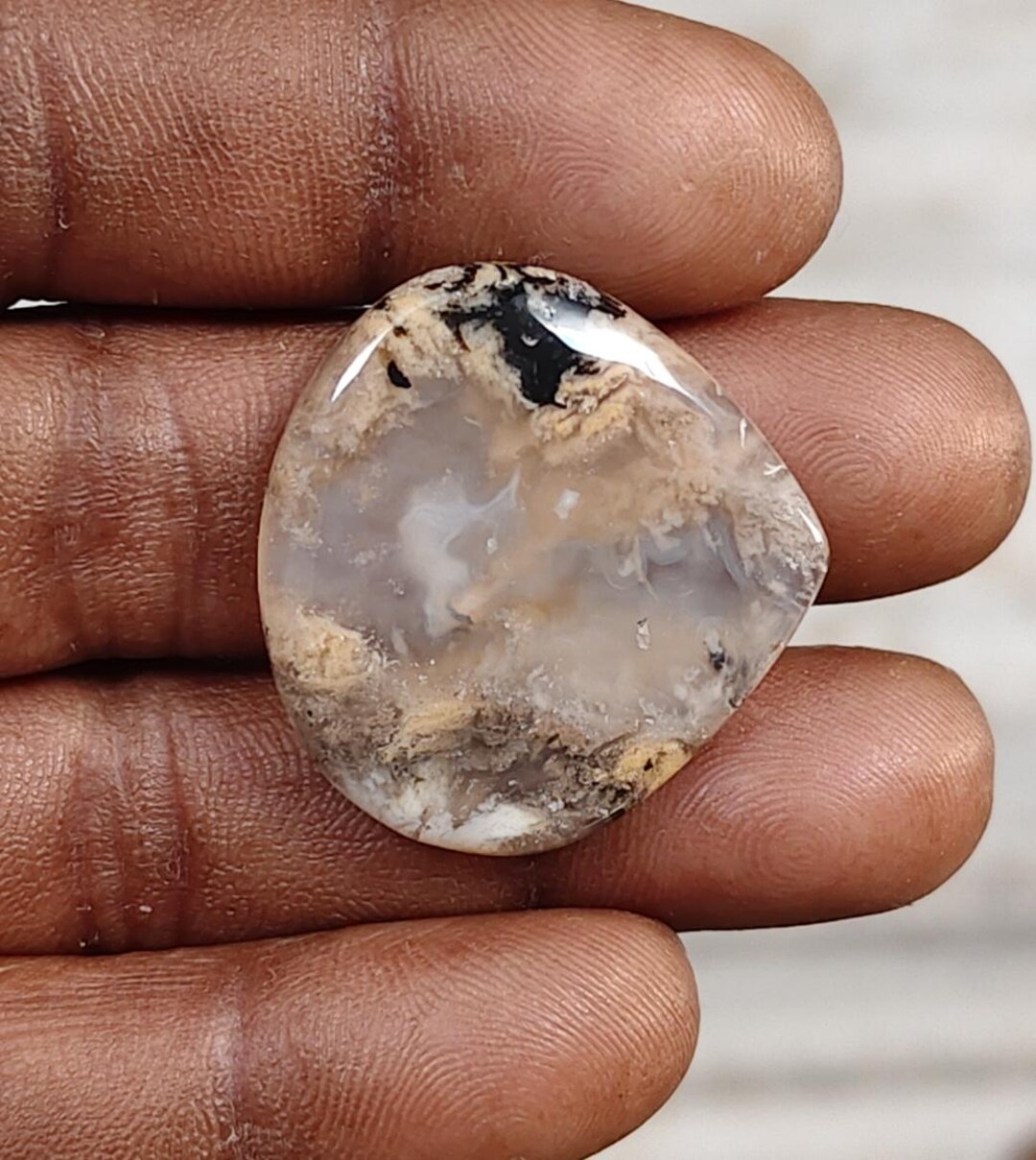 Natural Dendrite Cabochon, Dendrite Loose Gemstone,hand Made Gemstone ...