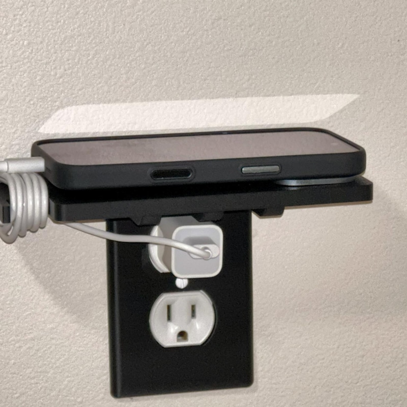 Wall Outlet Phone Shelf - Etsy