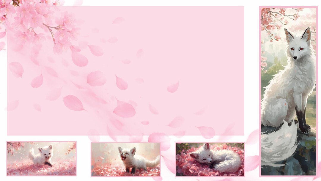 Cherry Blossom Stream Overlay - Etsy