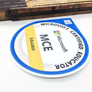 Microsoft Certified Educator Teacher Laptop Sticker Free Shipping - Etsy