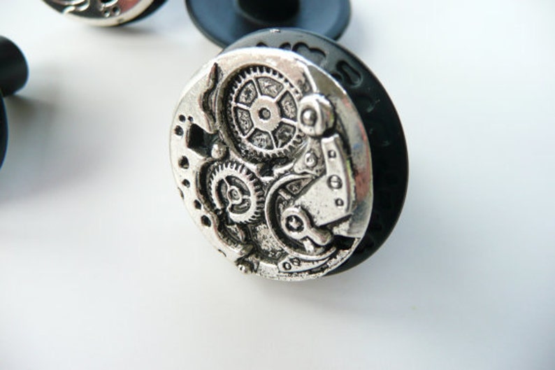 Steampunk Watch Movement Cabinet Knobs Many Color Options | Etsy