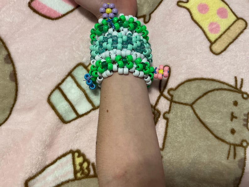 Kandi Rotator Cuff- Flowers - Etsy