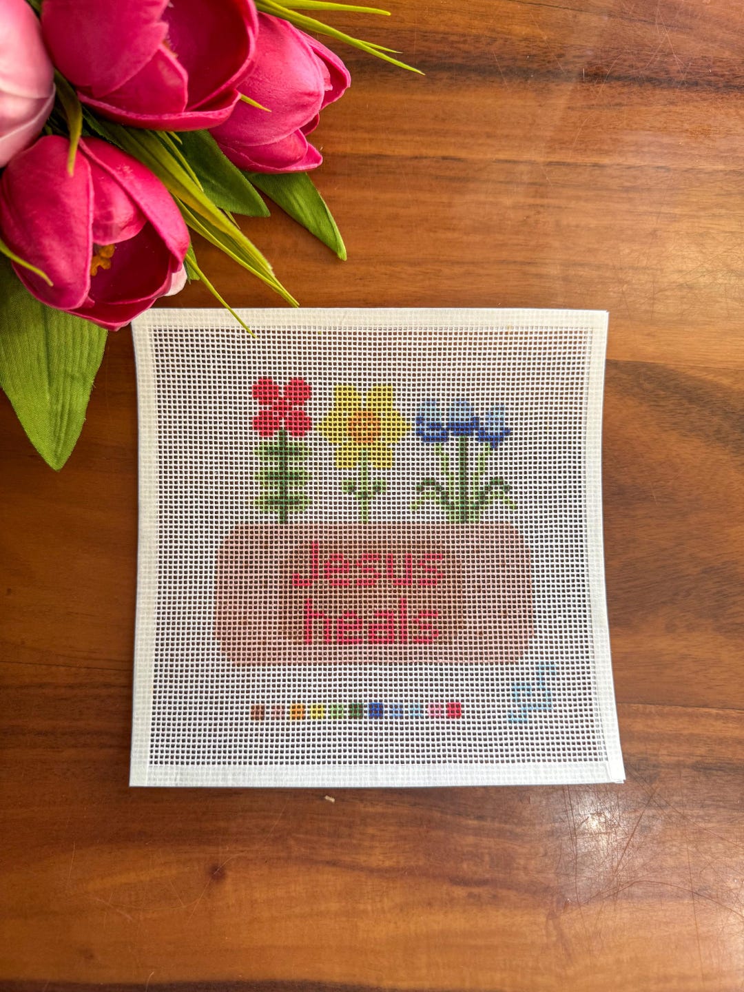 Jesus Heals Small Needlepoint Mesh Canvas - Etsy