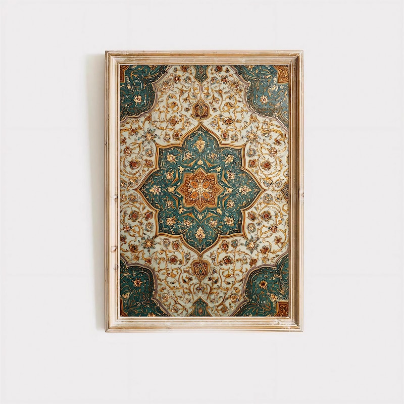 Persian Isfahan Wall Art - Etsy