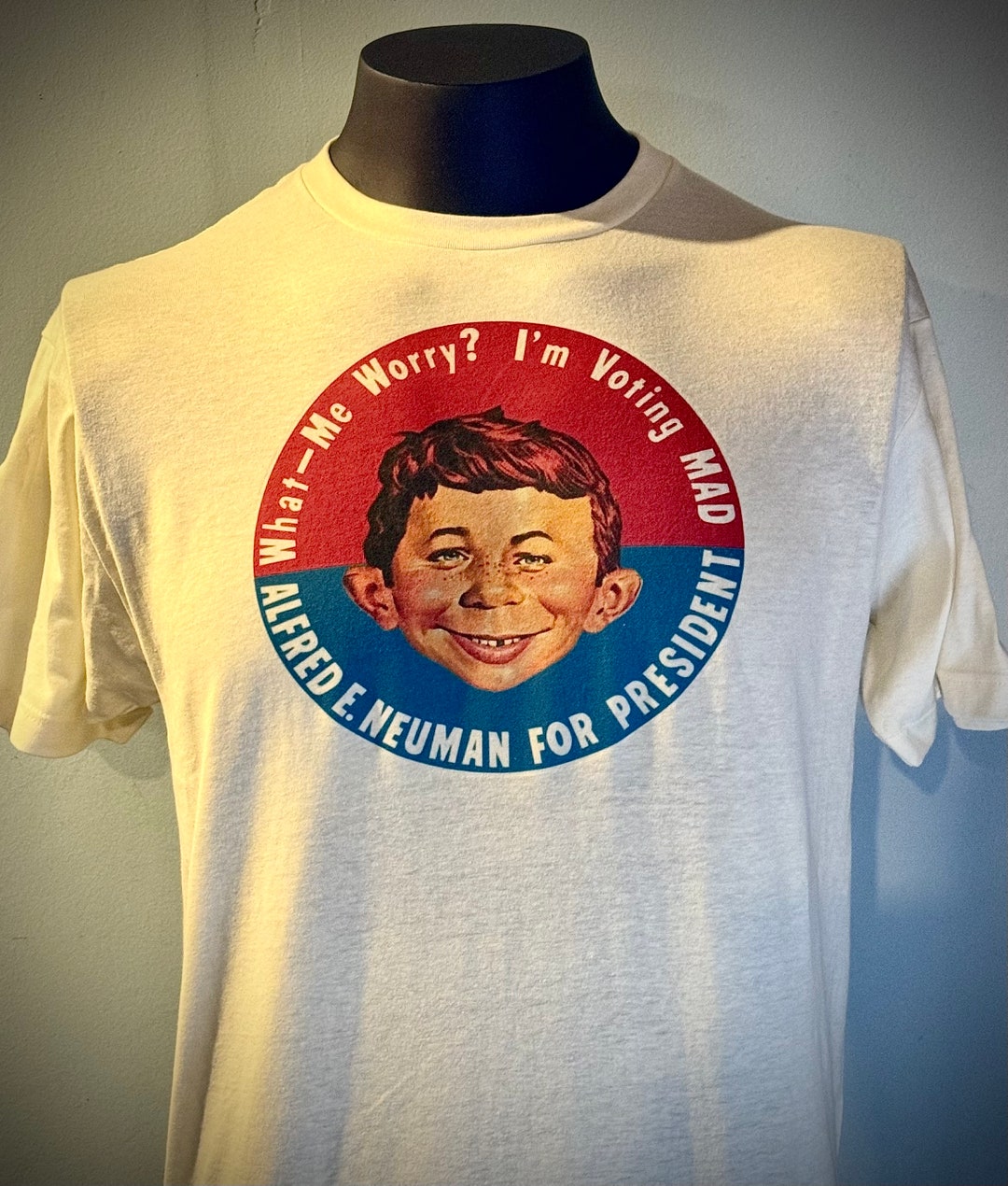 What Me Worry? I'm Voting MAD - Alfred E. Neuman for President - VOTE ...