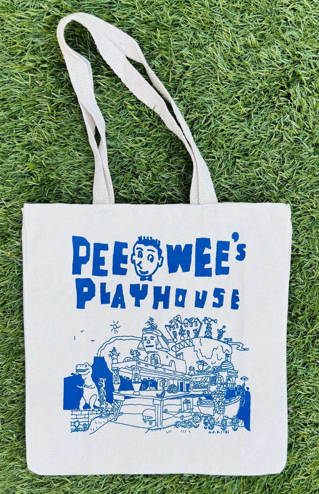 PEE WEE HERMAN Pee Wee's Playhouse Tote-bag - Free Shipping! - Etsy