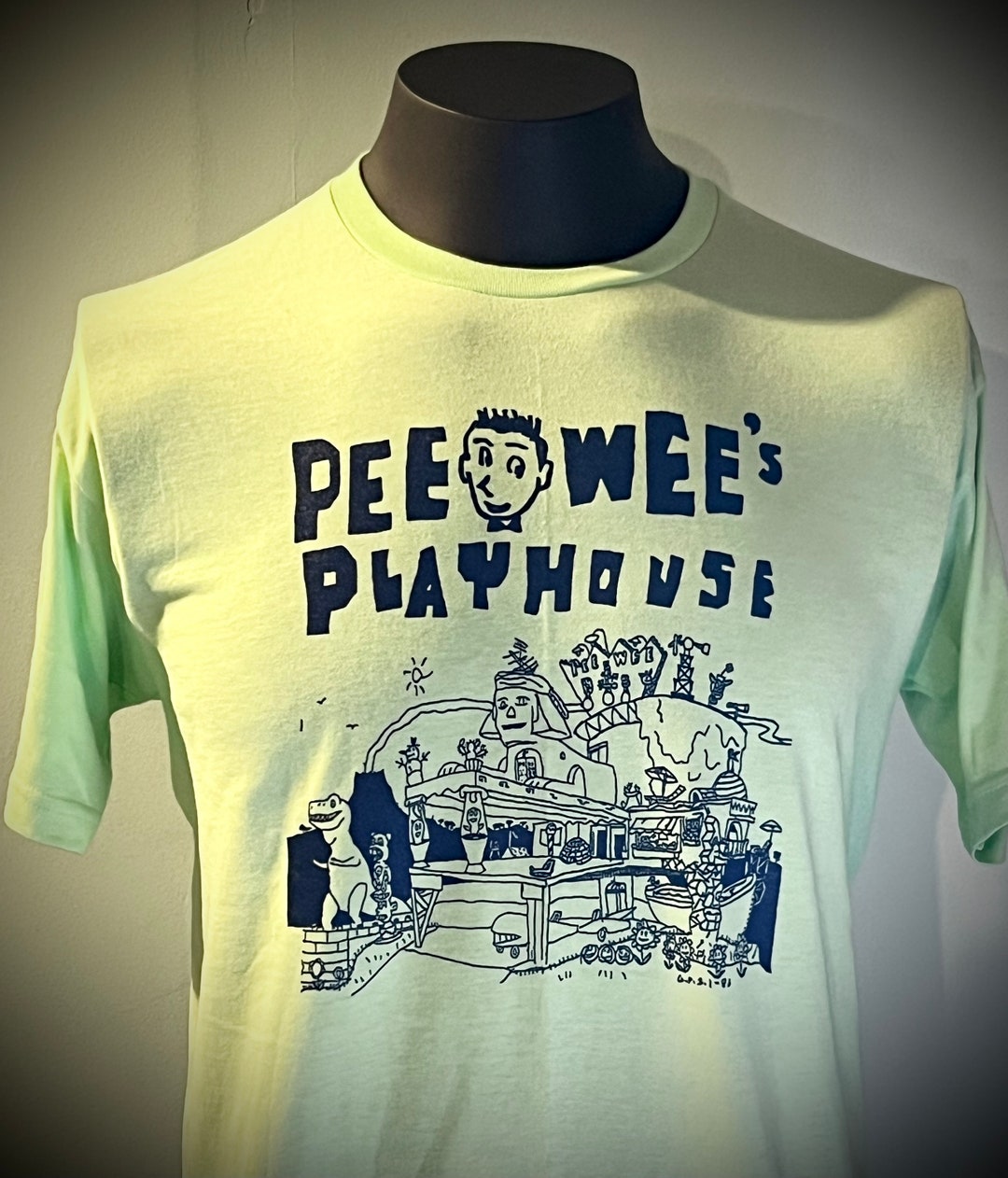 PEE WEE HERMAN Pee Wee's Playhouse T-shirt - 80's Retro - Etsy