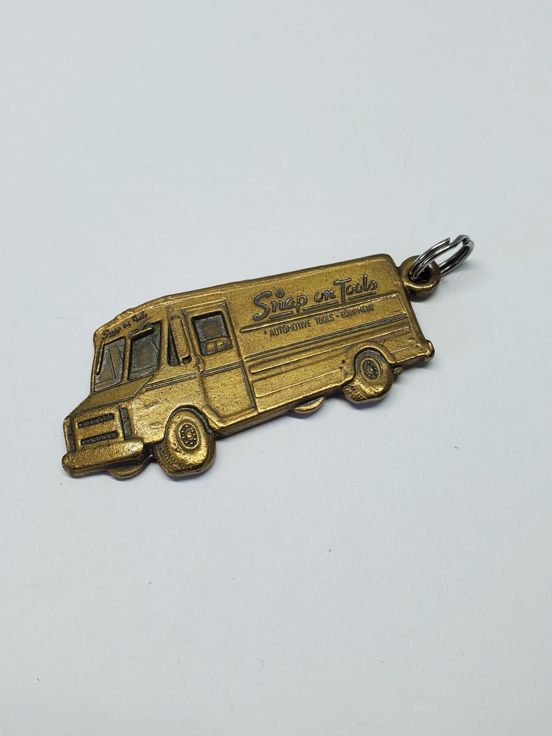 Snap on Tools Brass Truck Keychain - Etsy