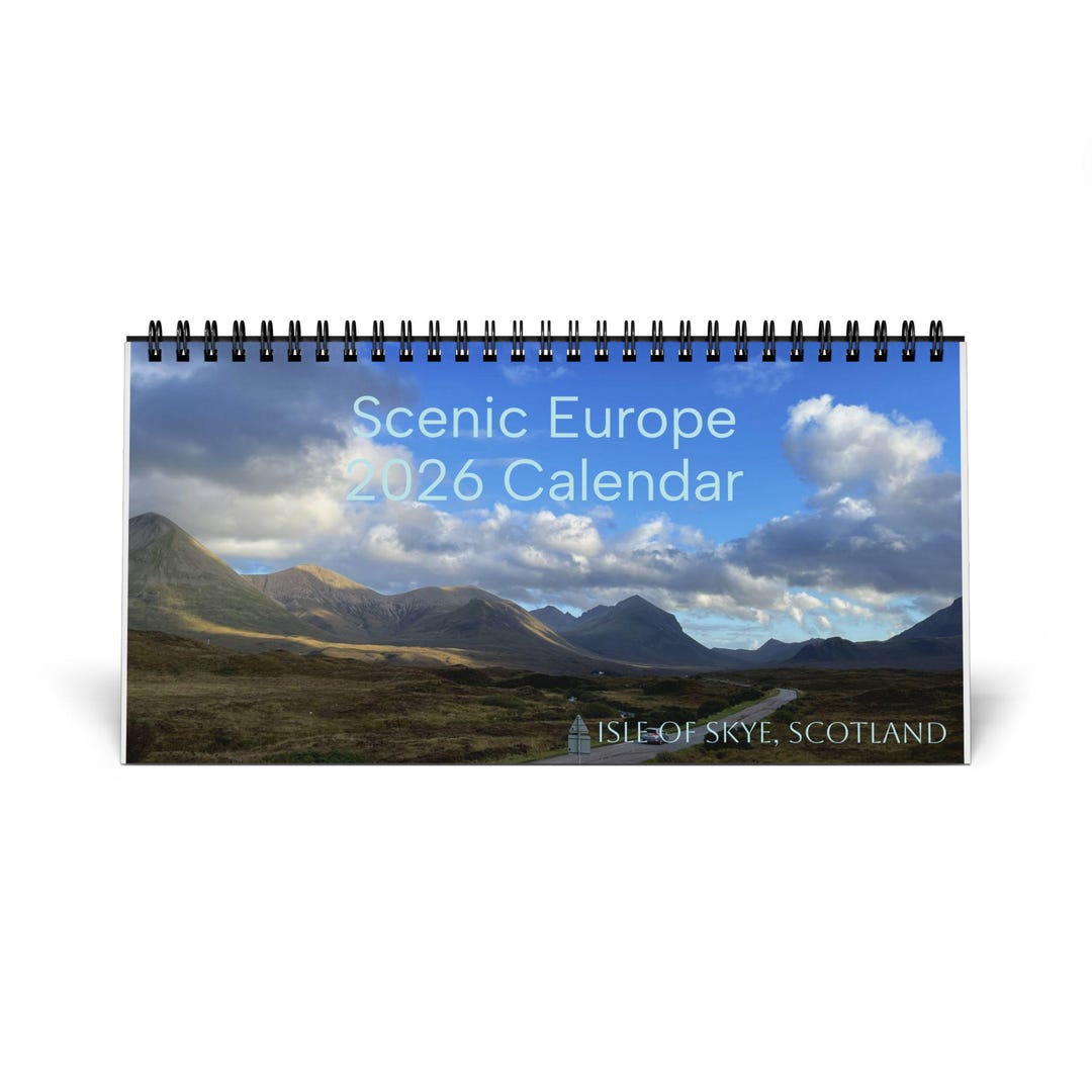 Scenic Europe 2026 Desktop Calendar - Etsy
