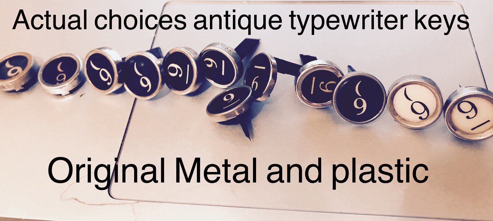 Shift Lock Antique Typewriter Key Set in Sterling Silver never Be ...