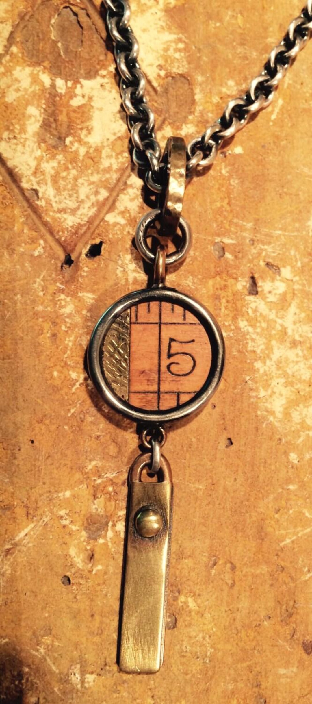 Caliper Hinge Necklace With Chain - Etsy