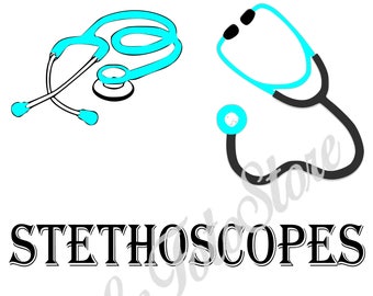 Stethoscope svg | Etsy