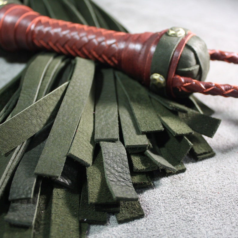 Elk Hide Flogger Leather Flogger Adult Kink Toy Custom | Etsy