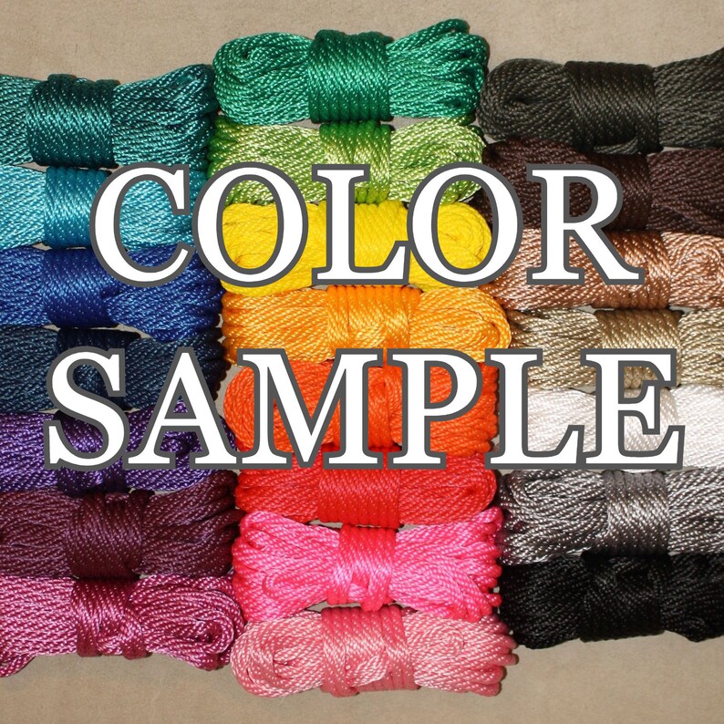 Bondage Rope Color Sample - Etsy