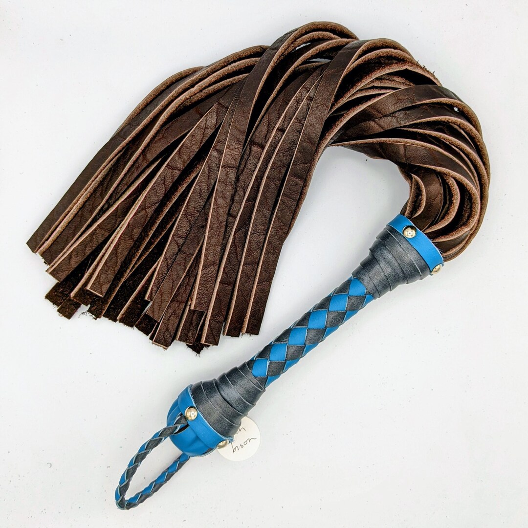 Bison Hide Flogger – Leather Flogger – Adult Kink Toy – Custom to Order ...