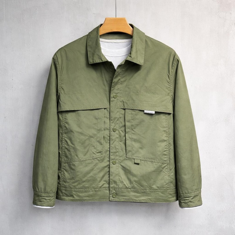 Olive Chore Jacket Men - Etsy