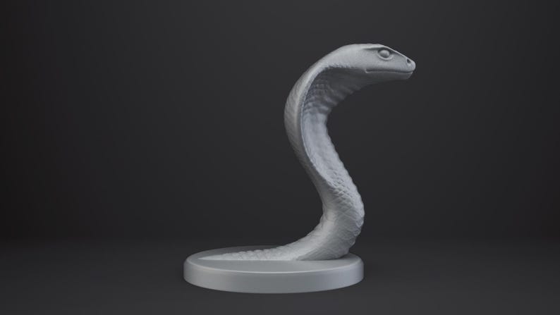Cobra Bust 3D Model | CNC & 3D Printing (digital Download Stl, Obj, Fbx ...