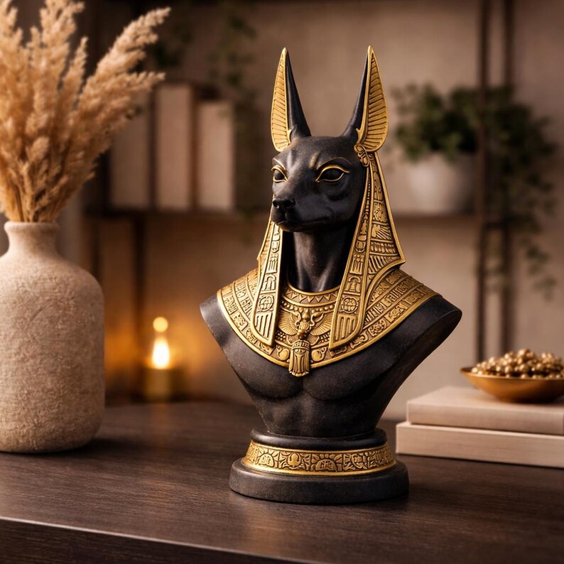 Anubis God Statue | CNC 3D Print Digital File | Egyptian Home Decor ...