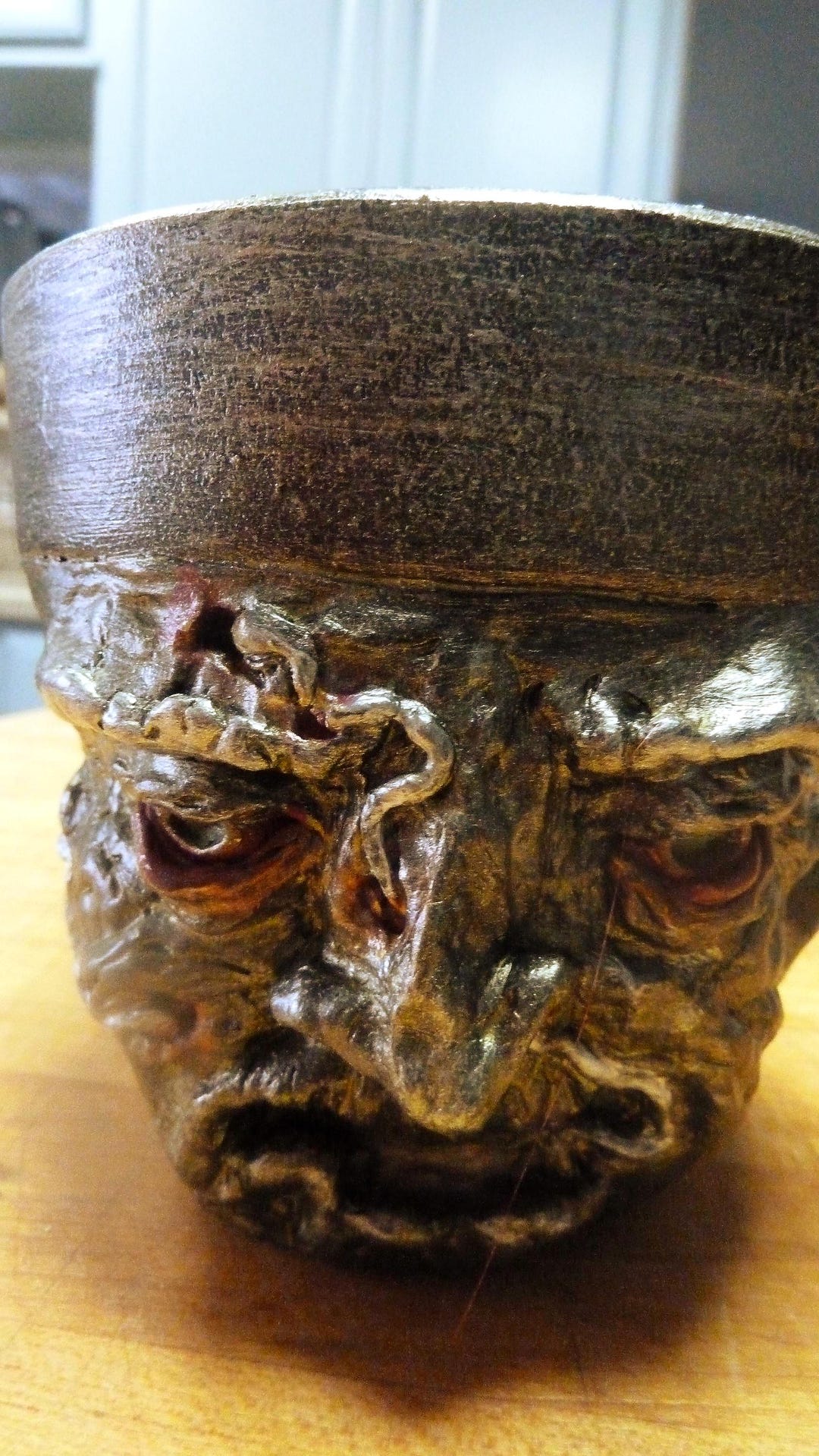 Zombie Planter: Scary Face Pot - 4.5 Inch - Etsy