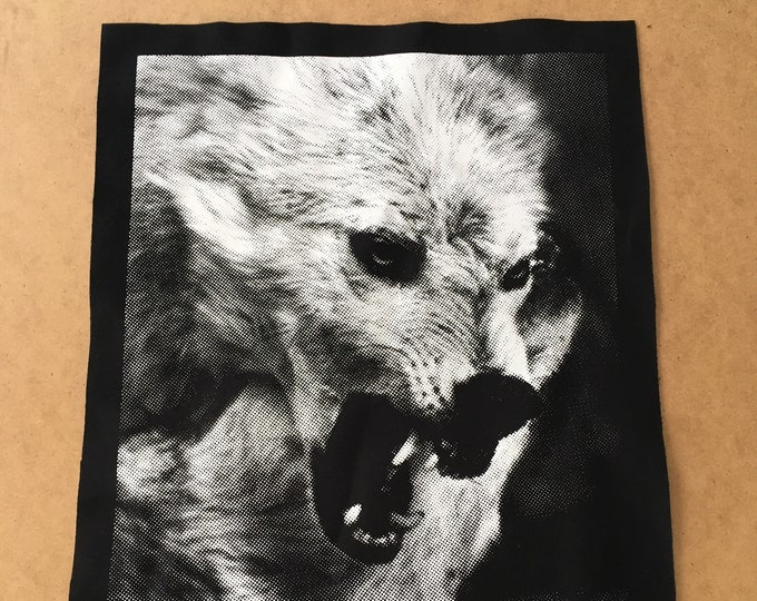 Wolf Back Patch Crust Nature Forest - Etsy
