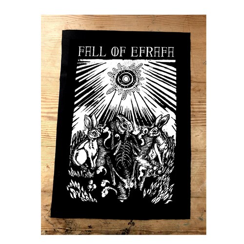 Black Rabbit of Inle Head Back Patch - Etsy