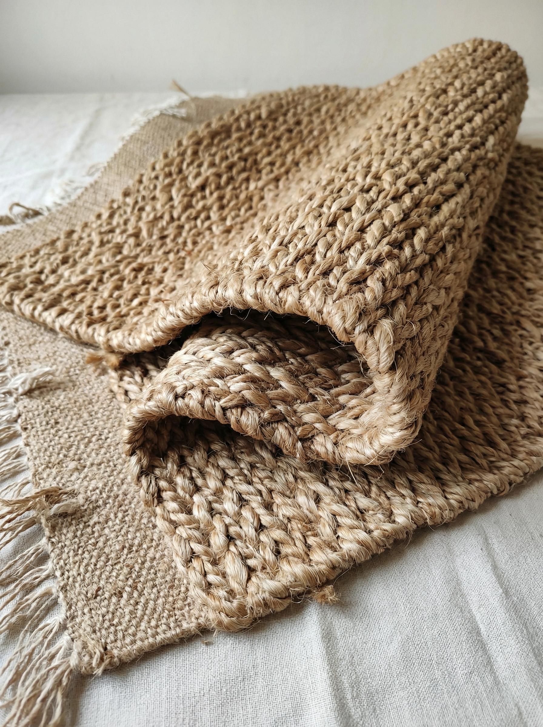 Jute Stair Runner Rug, Natural Fiber Runner Rug,farmhouse Stair Runner ...