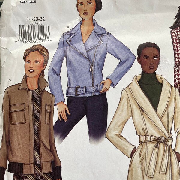 Vogue Jacket Pattern - Etsy