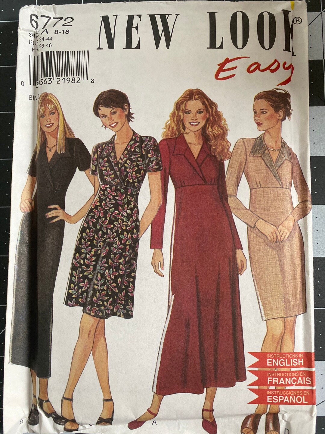 Uncut New Look Short and Maxi Dress Sewing Pattern Size 8 to - Etsy