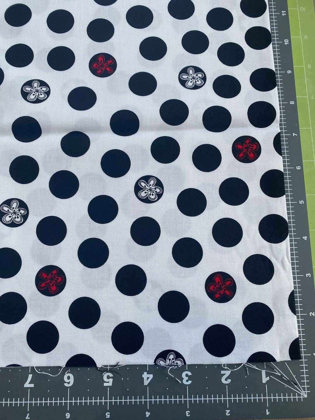 Black and White Retro Dots Mod Fabric by Brother Sister Design - 1/2 ...