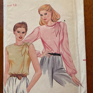 Vintage 60s Mccalls 8366 Miss Junior Retro Dress Sewing Pattern Size 12 ...